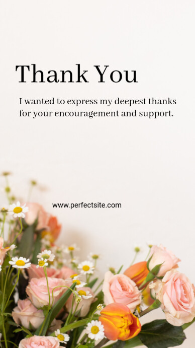 Joyful Thank You Instagram Story Template | PosterMyWall
