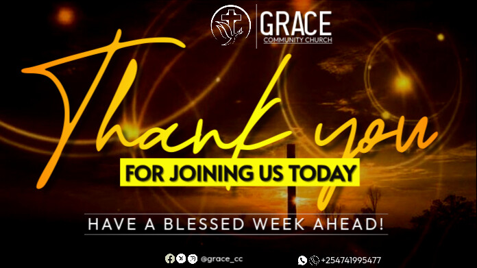 Joyful Thank You Twitter Post Template | PosterMyWall