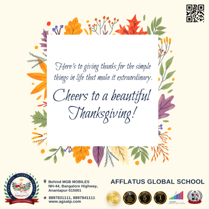 Joyful Thanks Giving Instagram Post Template | PosterMyWall