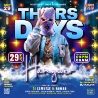 thursday night party Template | PosterMyWall