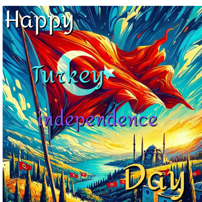 Joyful Turkey Independence Day Instagram Post Template | PosterMyWall