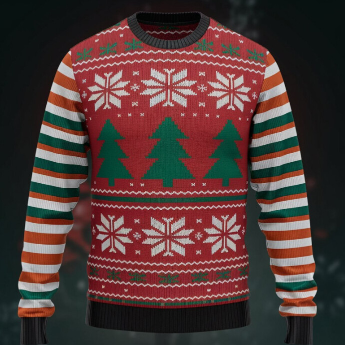 Joyful Ugly Tacky Christmas Sweater Instagram Post Template | PosterMyWall