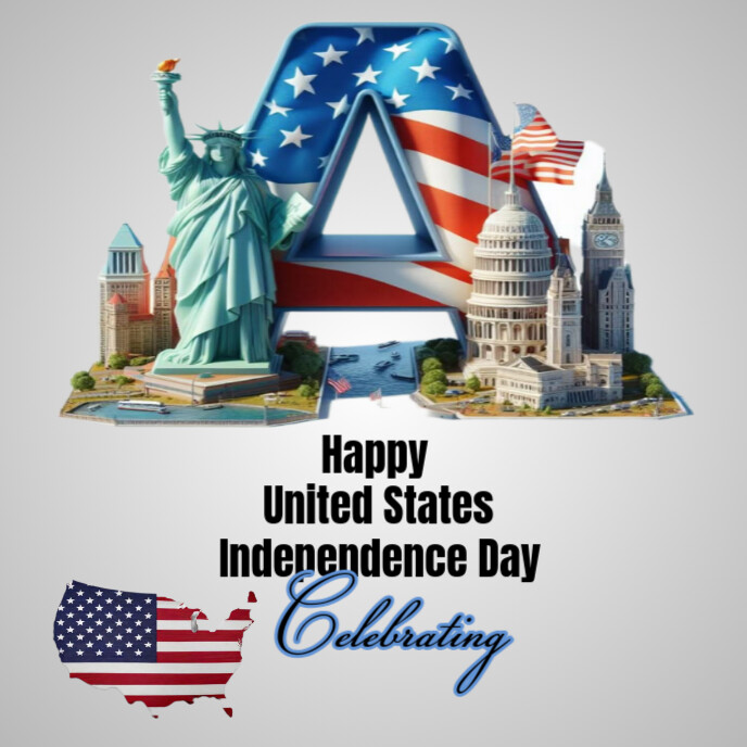 Copy of Joyful United States Independence Day Album Cover | PosterMyWall