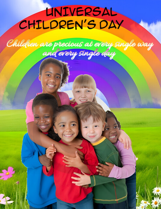 Copy of Joyful Universal Children's Day Flyer (us Letter) | PosterMyWall