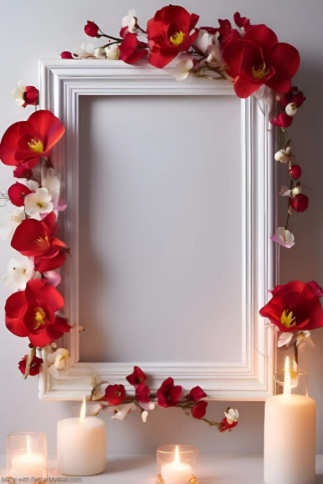 Copy of Joyful Valentine's Day Frame Poster | PosterMyWall