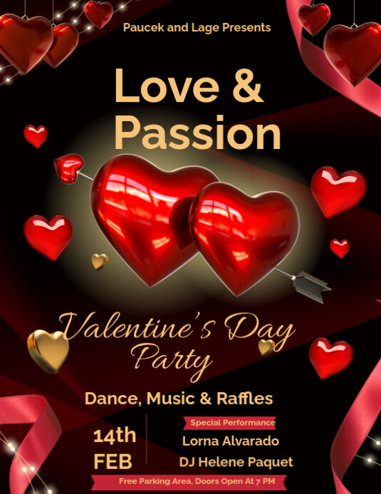 Copy of Joyful Valentine’s Day Flyer (us Letter) | PosterMyWall