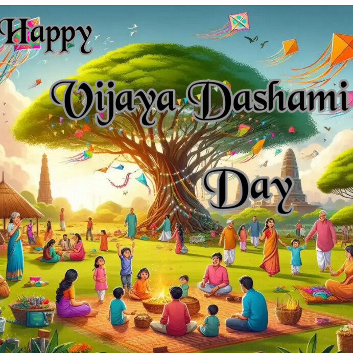Plantilla de Joyful Vijaya Dashami Instagram Post | PosterMyWall