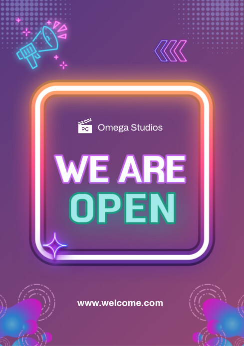 Joyful We Are Open Flyer A4 Template | PosterMyWall