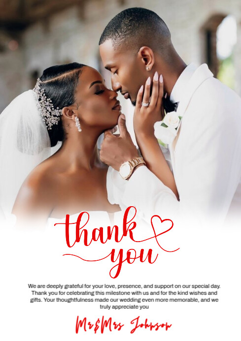 Joyful Wedding A4 Template | PosterMyWall