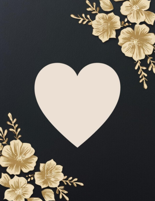 Joyful Wedding Invitation Card Flyer (us Letter) Template | PosterMyWall