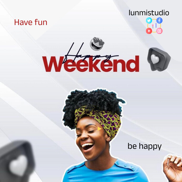 Copy of Joyful Weekend Instagram Post | PosterMyWall