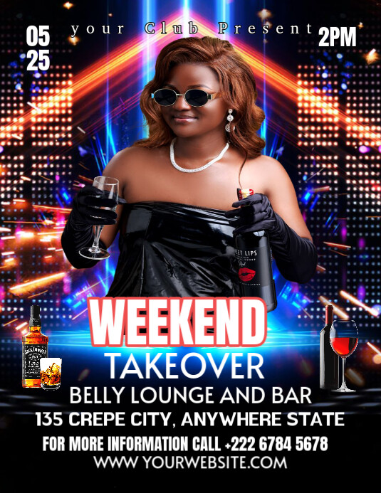 Joyful Weekend Takeover Flyer (us Letter) Template | PosterMyWall