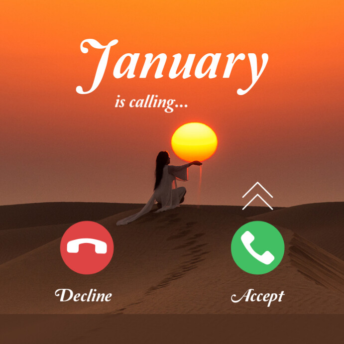 Joyful Welcome January Instagram Post Template | PosterMyWall