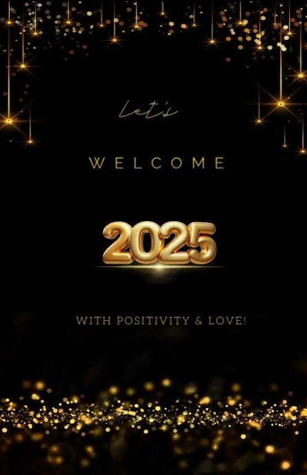 Joyful Welcome New Year Tabloid Template | PosterMyWall