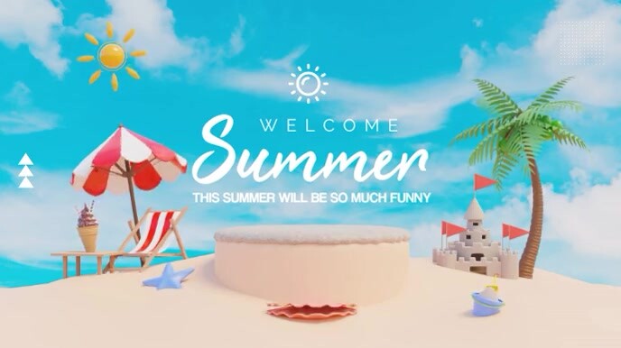 Copy of Joyful Welcome Summer Greeting Video Digital | PosterMyWall