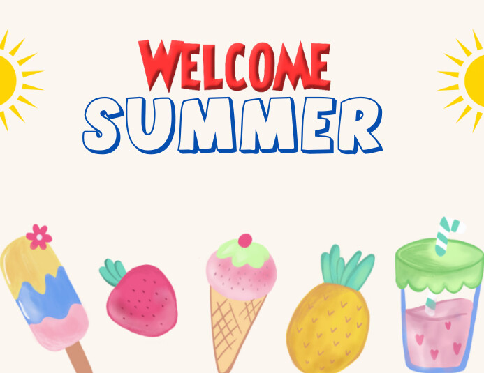 Joyful Welcome Summer Template For Flyer (us | PosterMyWall
