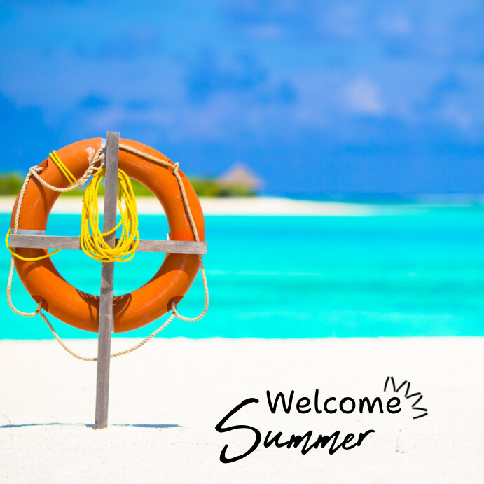 Joyful Welcome Summer Template Instagram Pos | PosterMyWall