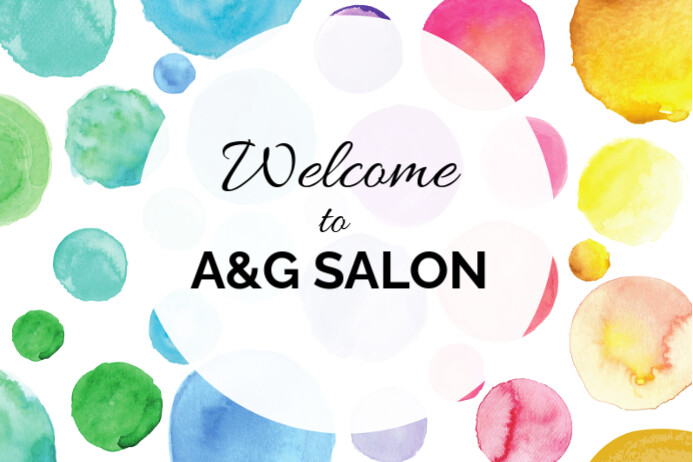 Joyful Welcome To Our Shop Poster Template | PosterMyWall