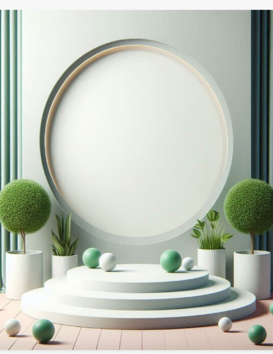 Joyful White Photoshoot Stage Background Flyer (us Letter) Template ...