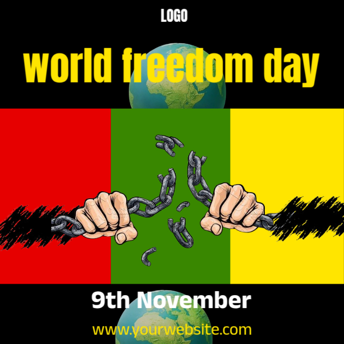 Joyful World Freedom Flyer Template Instagram Post | PosterMyWall