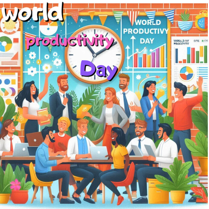 Copy of Joyful World Productivity Day Instagram Post | PosterMyWall