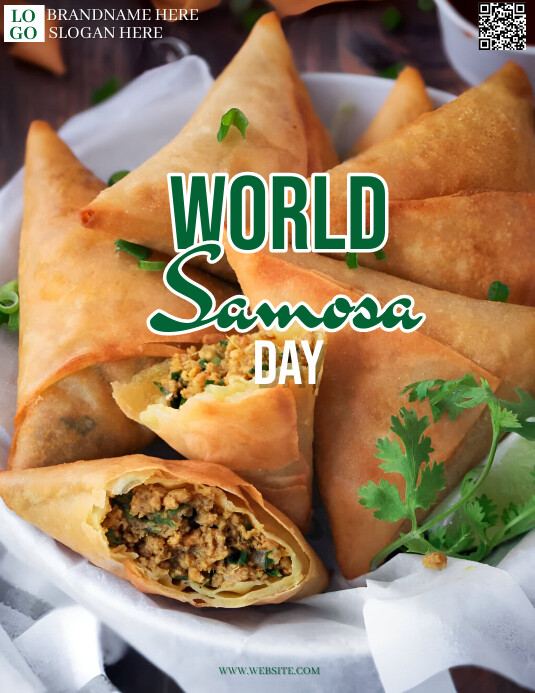 Copy of Joyful World Samosa Day Flyer (us Letter) | PosterMyWall