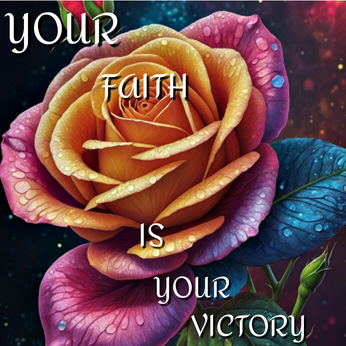Plantilla de Joyful Your Faith is Your Victory Instagram | PosterMyWall