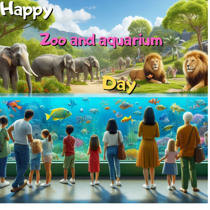 Joyful Zoo And Aquarium Day Instagram Post Template | PosterMyWall
