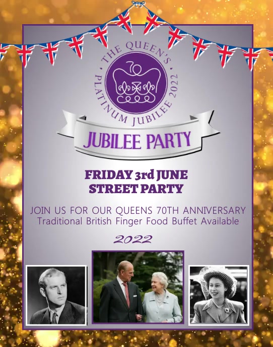 Jubilee Party The Queen Template | PosterMyWall