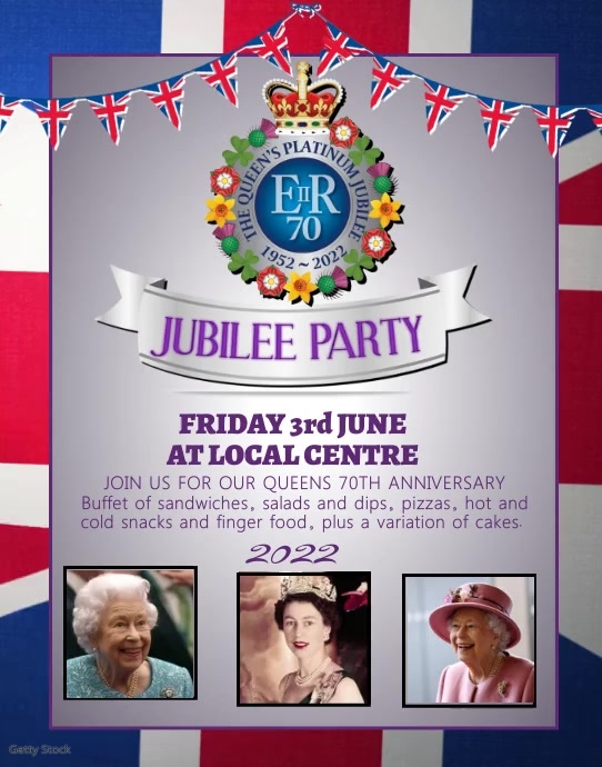 Jubilee Party The Queen Template | PosterMyWall