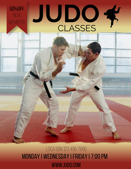 Judo flyer Template | PosterMyWall