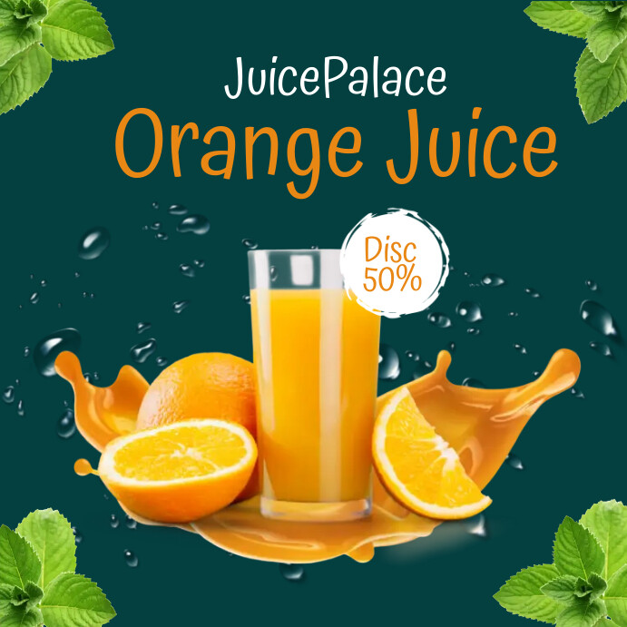 Plantilla de juice fruits flyers | PosterMyWall