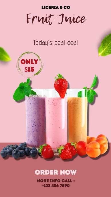 Juice Insragram Post Template | PosterMyWall