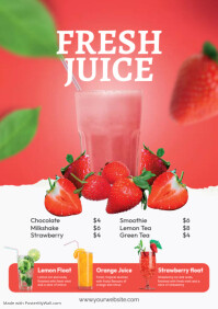 Juice Bar Menu Template | PosterMyWall