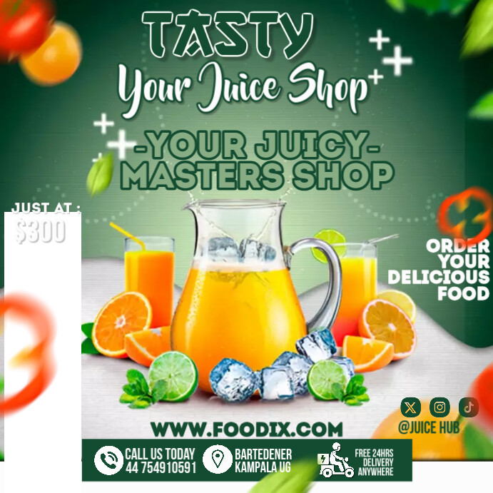 juice poster Template | PosterMyWall
