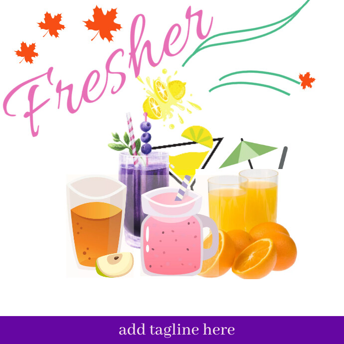 Juice shop logo Template | PosterMyWall