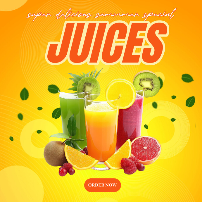 JUICES Template | PosterMyWall