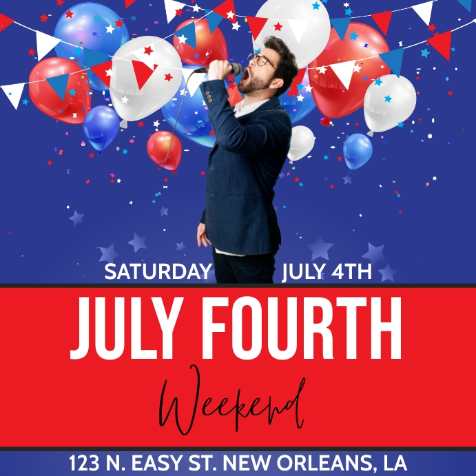 Copy of JULY 4TH WEEKEND FLYER TEMPLATE | PosterMyWall