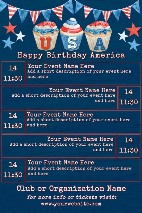 July Calendar Template | PosterMyWall