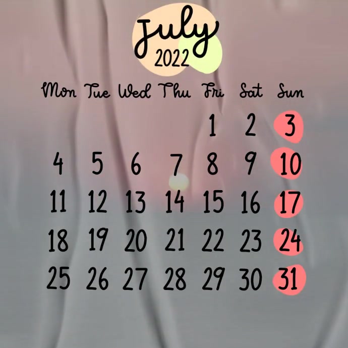 july calendar Template | PosterMyWall
