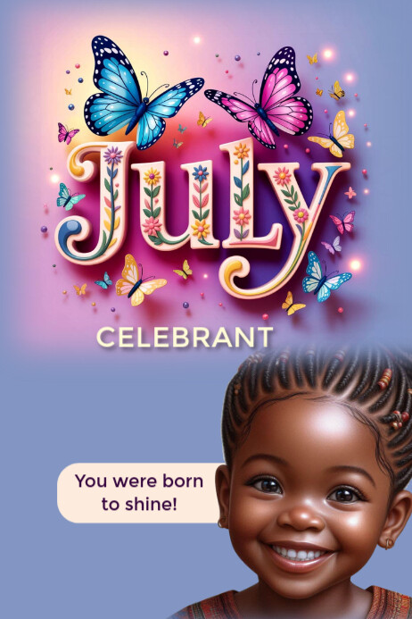 July celebrant Template | PosterMyWall