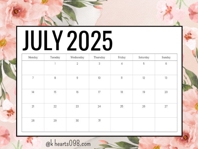 July Template | PosterMyWall