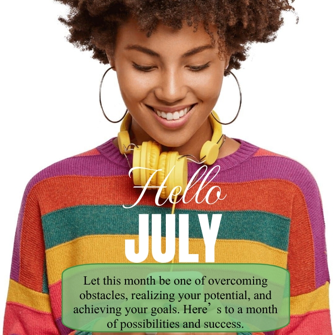 Plantilla de July | PosterMyWall