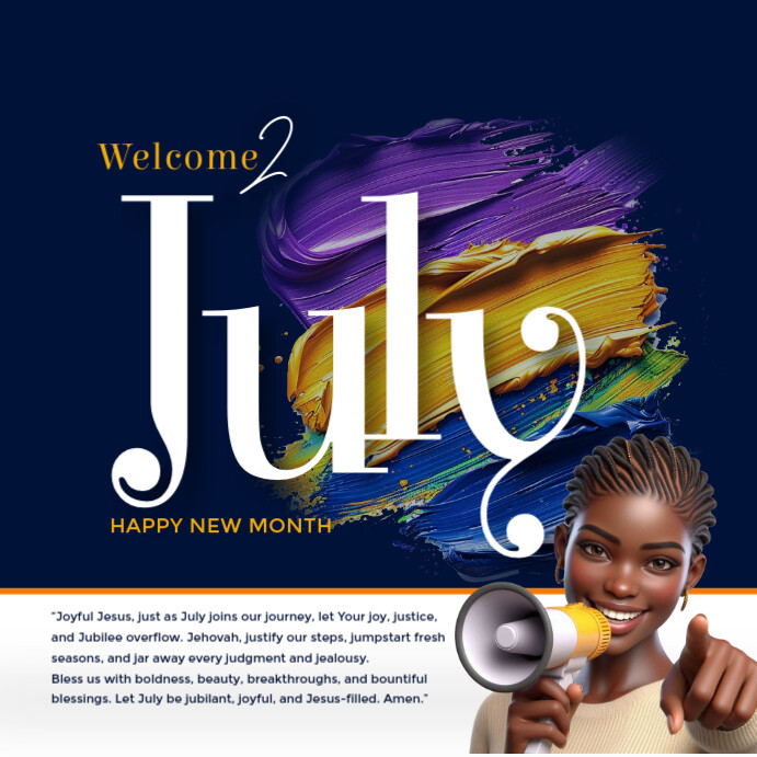 JULY Template | PosterMyWall
