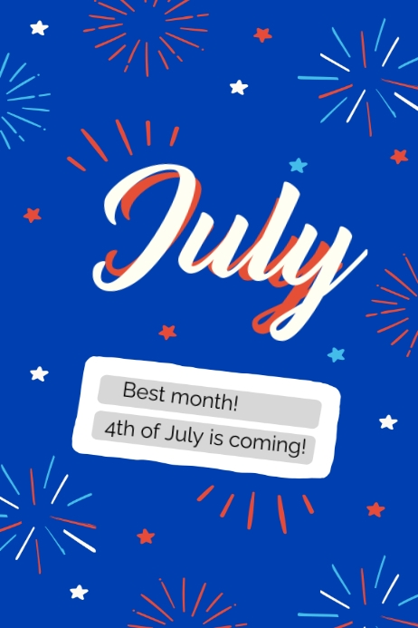JULY Template | PosterMyWall