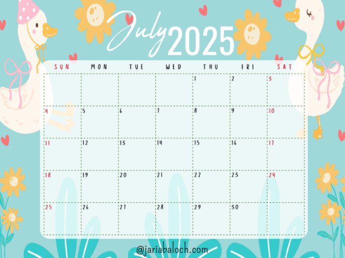 July Template | PosterMyWall
