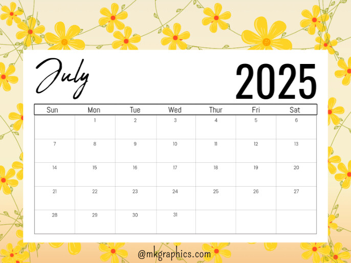 July Template | PosterMyWall