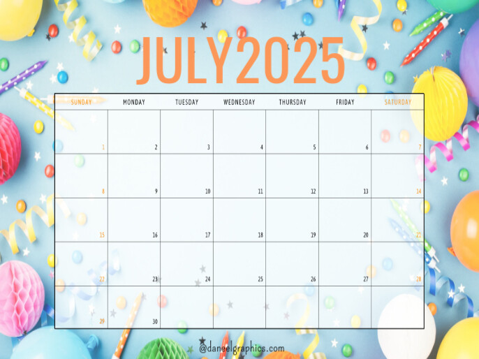 July Template | PosterMyWall