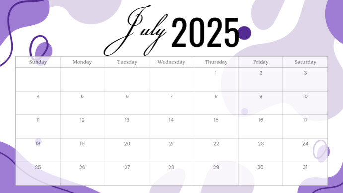 July Template | PosterMyWall