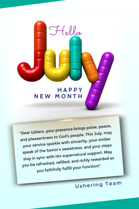 July greetings Template | PosterMyWall